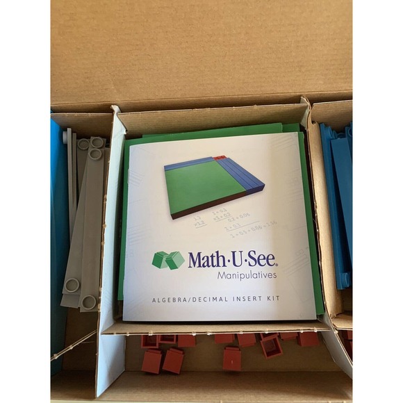Math u see | Games | Math U See Algebra Decimal Insert Kit Integer ...